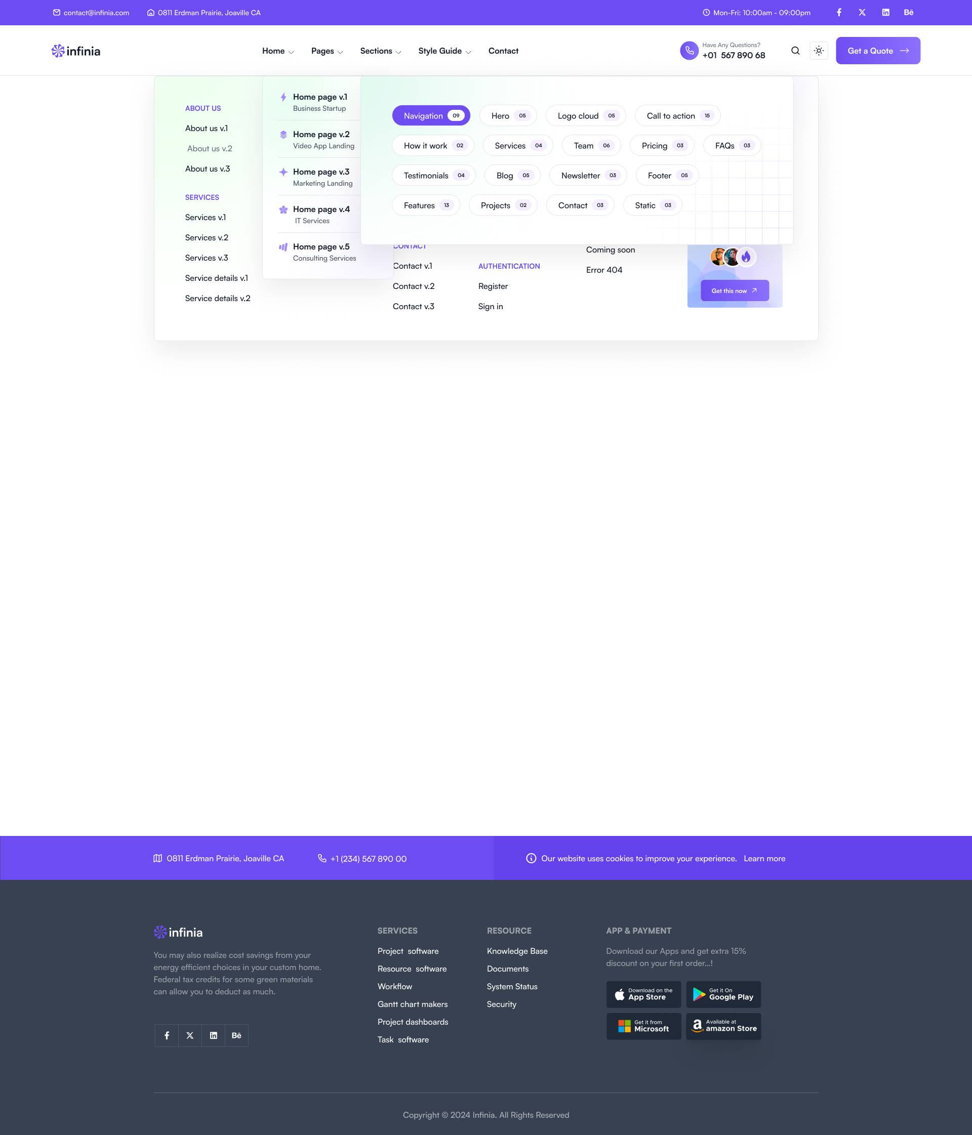 Infinia - Multipurpose Business Consulting Figma Template by alithemes